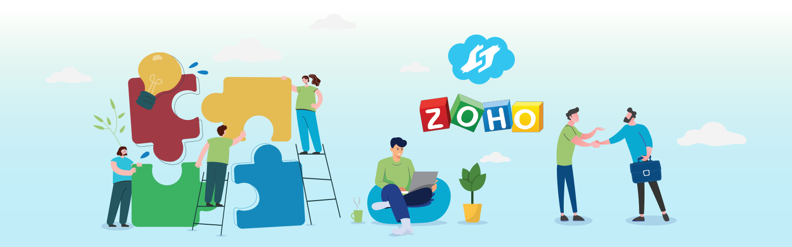 Zoho saas integration| Zoho Affiliate Partner|saasly|